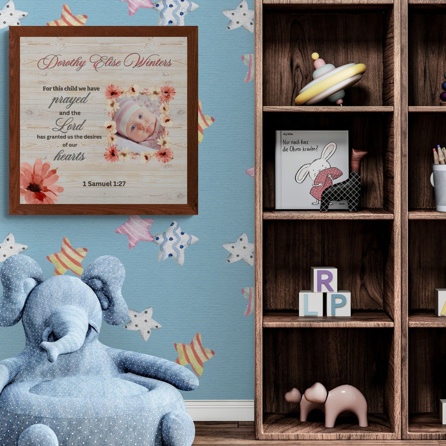 1 Samuel 1:27 Sign For This Child We Have Prayed Christian Wall Decor ...